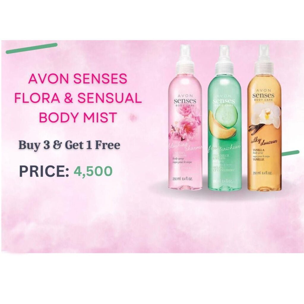 Avon Senses Floral and Sensual Body Mist – Otroli
